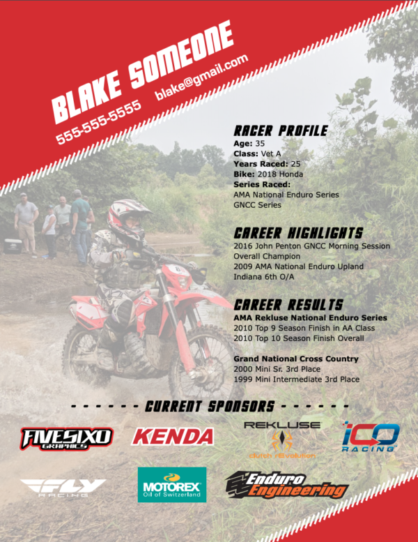 Racer Resumes - High Gear Success