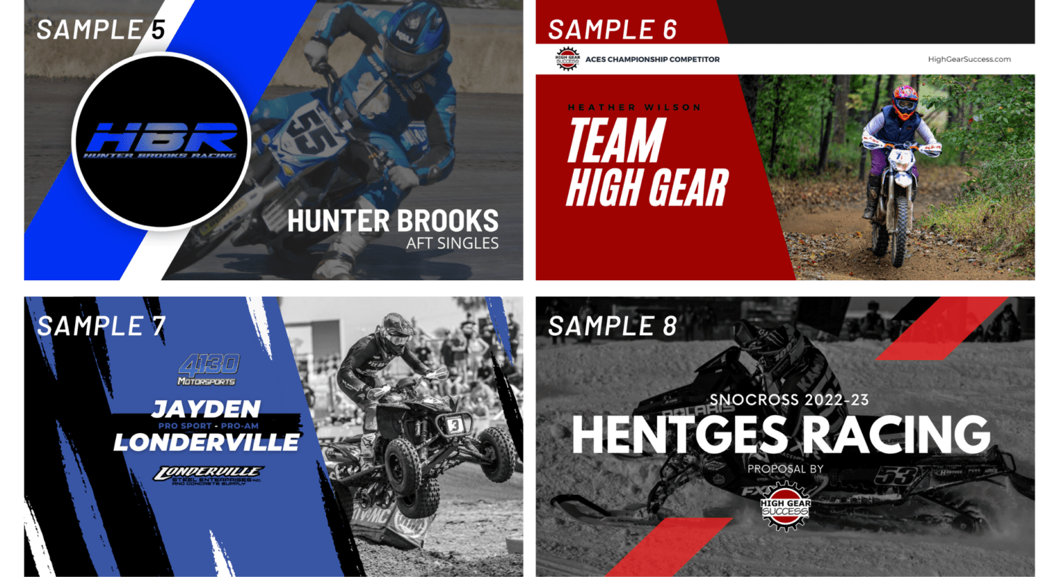 Racer Sponsorship Deck/Proposal - Race Team Sponsorship