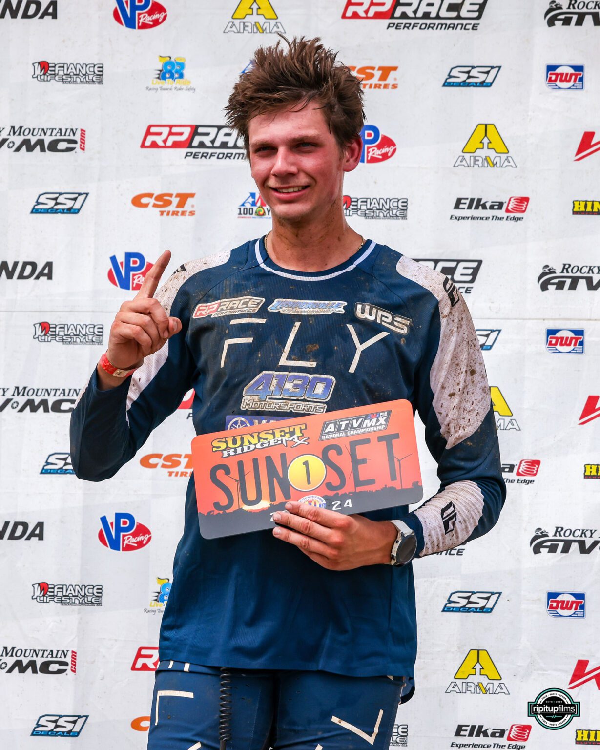 Jayden Londerville Claims Three Podium Finishes at Sunset Ridge MX