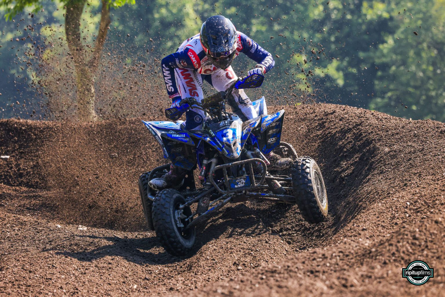Rough Track and High Temps Test 4130 Motorsports Rider at ATVMX Round 8